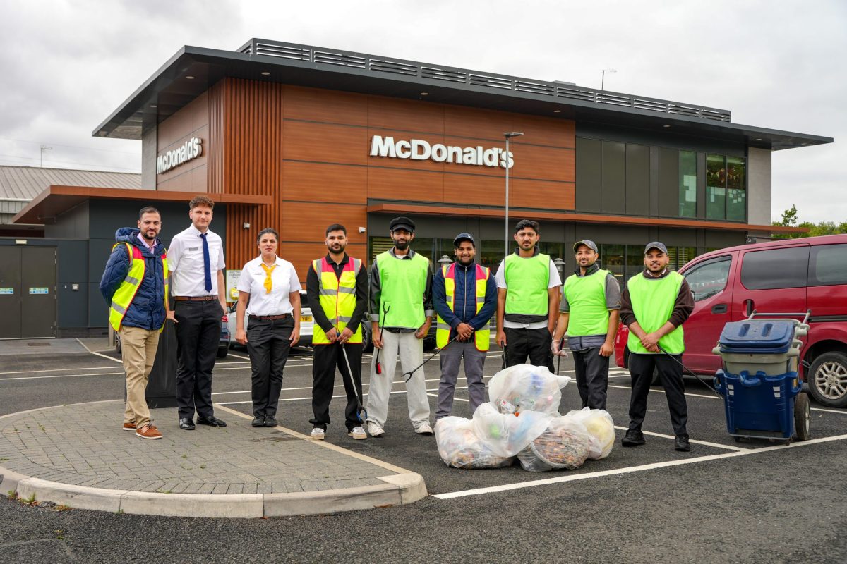 Warwick McDonalds staff swap burger flippers for litter pickers - The ...